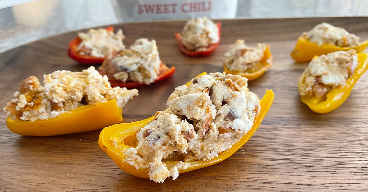 Mini Stuffed Peppers | OMG! Pretzels
