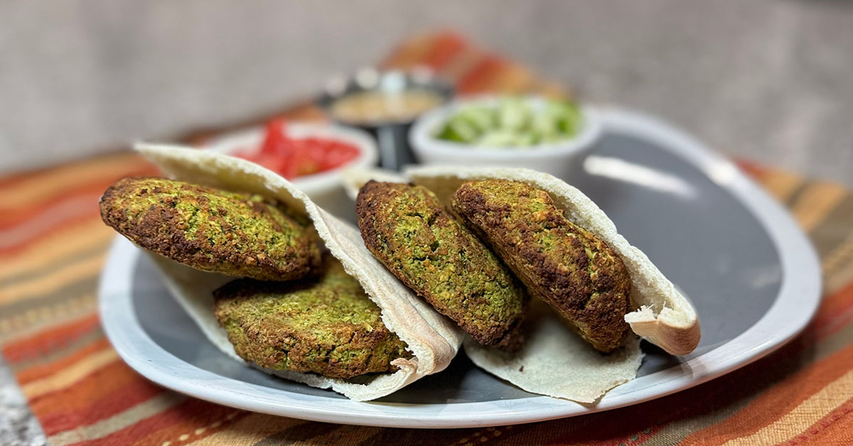 Tasty and Crave-Worthy Falafel Wrap | OMG Pretzels
